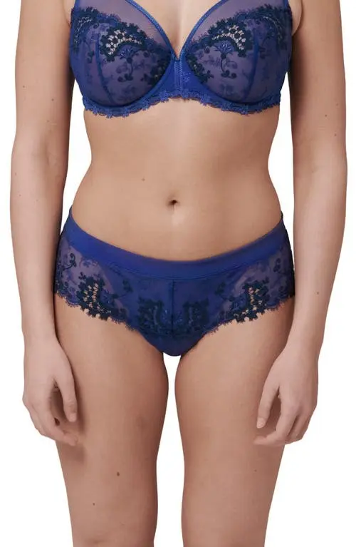Simone Perele Wish Underwire Plunge Bra - Electric Blue