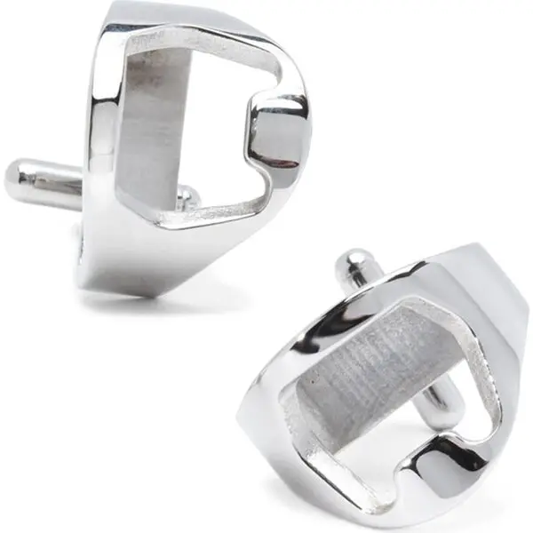 CUFFLINKS, INC. Bottle Opener Cuff Links - Silver