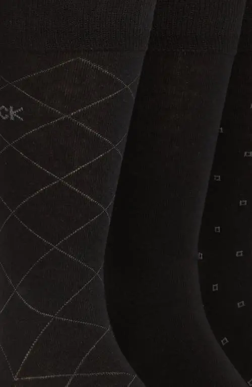 Calvin Klein 3-pack Patterned Dress Socks