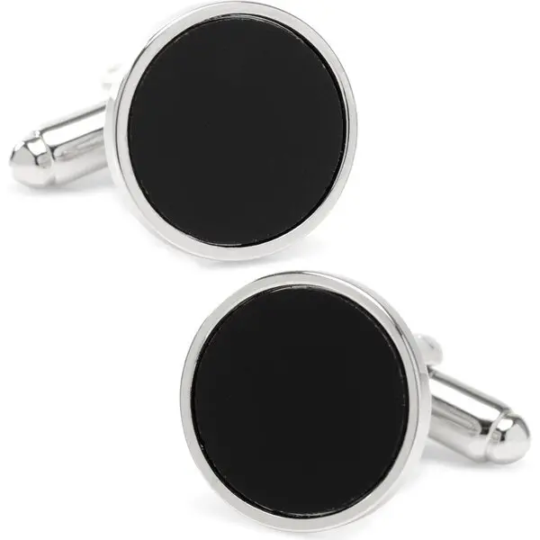 CUFFLINKS, INC. Onyx Rhodium-plated - Black