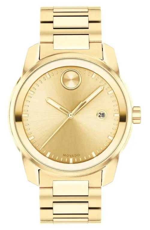Movado Verso Bracelet Watch - Gold Dial