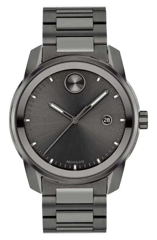 Movado Verso Bracelet Watch - Gray Dial