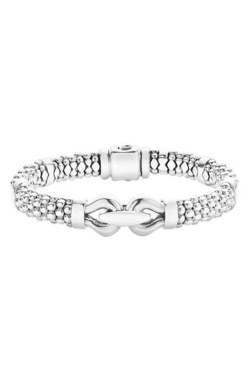 Lagos Derby Caviar Rope Bracelet - Sterling Silver