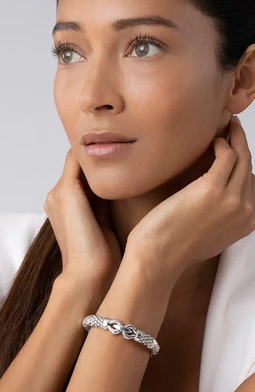 Lagos Derby Caviar Rope Bracelet - Sterling Silver