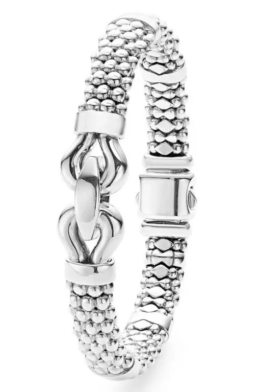 Lagos Derby Caviar Rope Bracelet - Sterling Silver