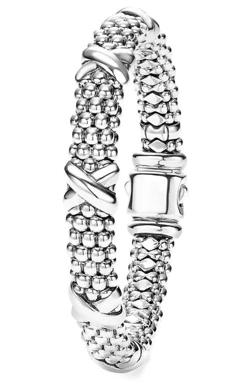 Lagos Signature Caviar Oval Rope Bracelet