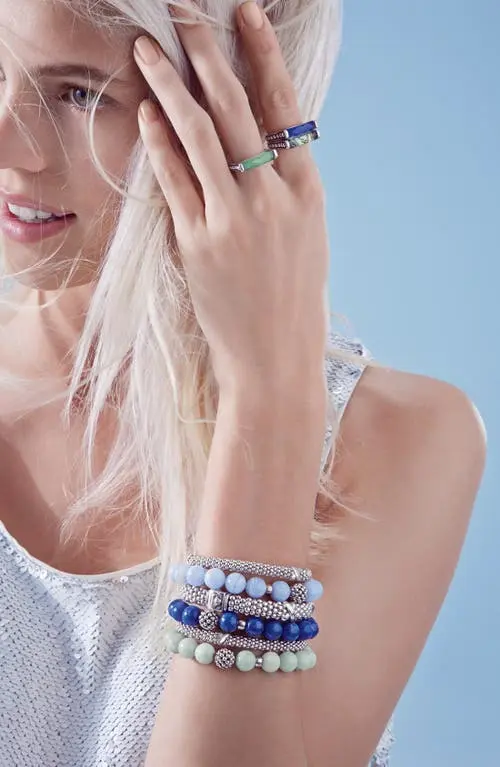 Lagos Signature Caviar Oval Rope Bracelet