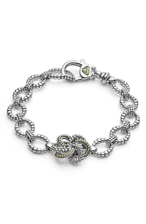Lagos Love Knot Pendant Bracelet