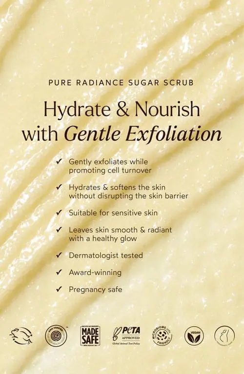 True Botanicals Pure Radiance Sugar Scrub