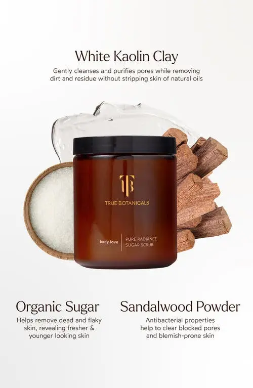 True Botanicals Pure Radiance Sugar Scrub