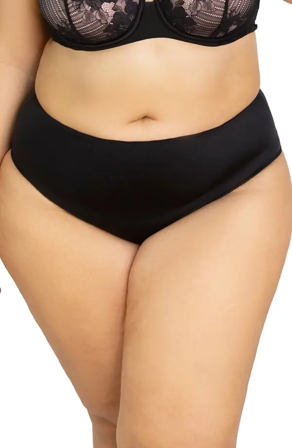 CURVY COUTURE Essential Boyshorts - Black