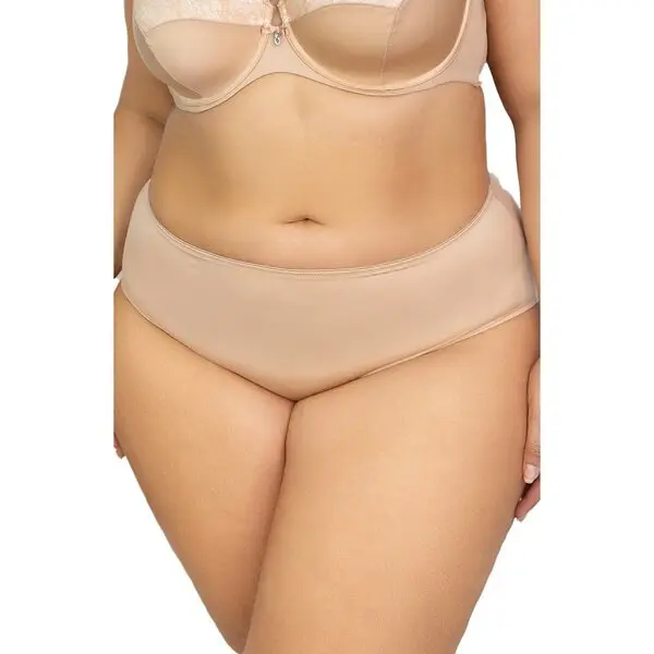 CURVY COUTURE Essential Boyshorts - Bombshell Nude