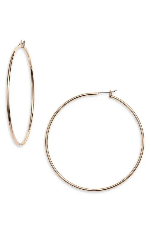 Nordstrom Classic Metal Hoop Earrings - Gold