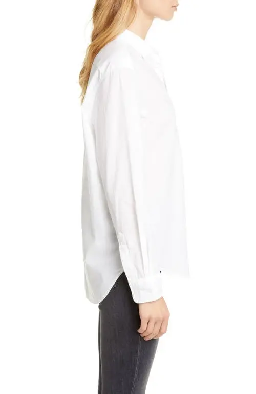 Frank & Eileen Eileen Relaxed Cotton Button-up Shirt - White