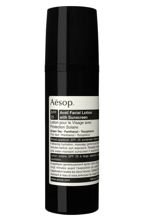 Aesop Avail Facial Lotion With Sunscreen Spf 25 - No Color