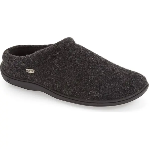 Acorn Digby' Slipper - Black Twee