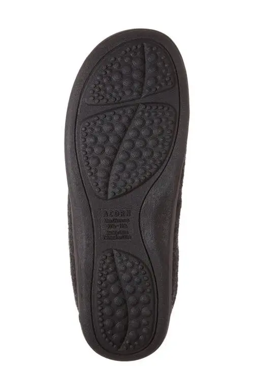 Acorn Digby' Slipper - Black Twee