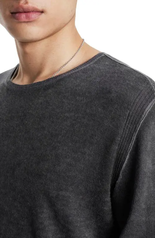 John Varvatos Silk & Cashmere Sweater - Light Grey