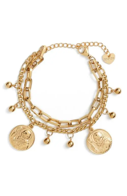 BRACHA All Saints Coin Charm Bracelet