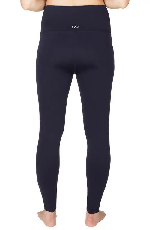 MODERN ETERNITY Seamless Yoga Maternity Leggings - Navy