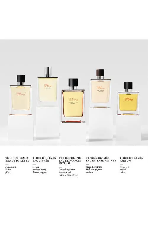 Hermès Terre D' Eau Intense Vétiver – Eau De Parfum - No Color