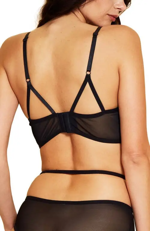 HAUTY Hook And Eye Mesh Bralette
