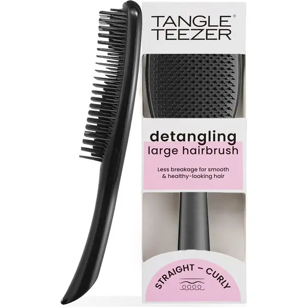 TANGLE TEEZER Large Ultimate Detangler Hairbrushthick To Wavy - Black