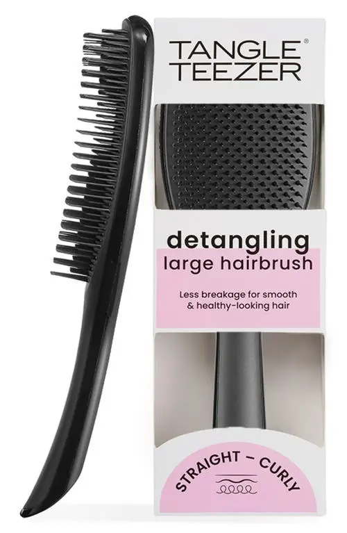 TANGLE TEEZER Large Ultimate Detangler Hairbrushthick To Wavy - Black