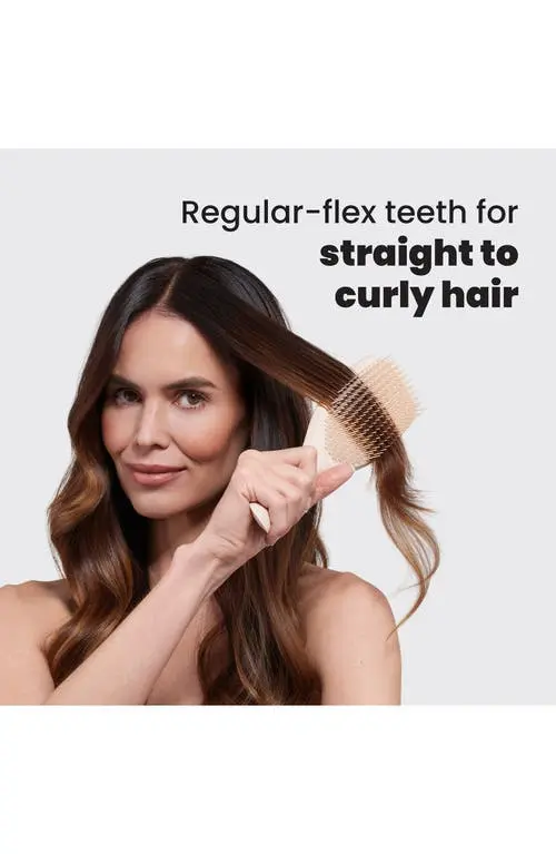 TANGLE TEEZER Large Ultimate Detangler Hairbrushthick To Wavy - Vanilla Latte