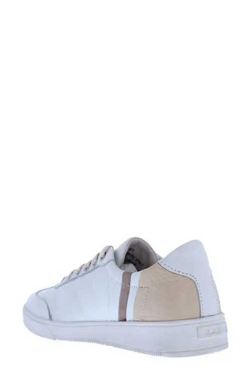 Blackstone Tw87 Leather Sneaker - White/wheat