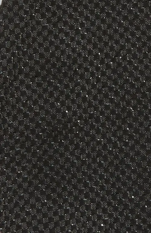 Eton Solid Silk-blend Bow Tie - Black