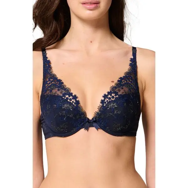 Simone Perele Wish' Triangle Contour Bra - Saphire