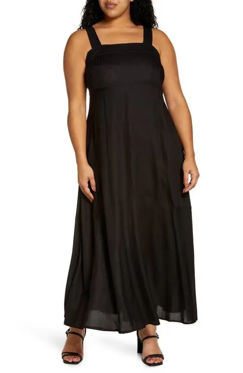 Vince Camuto Sleeveless Tiered Maxi Dress