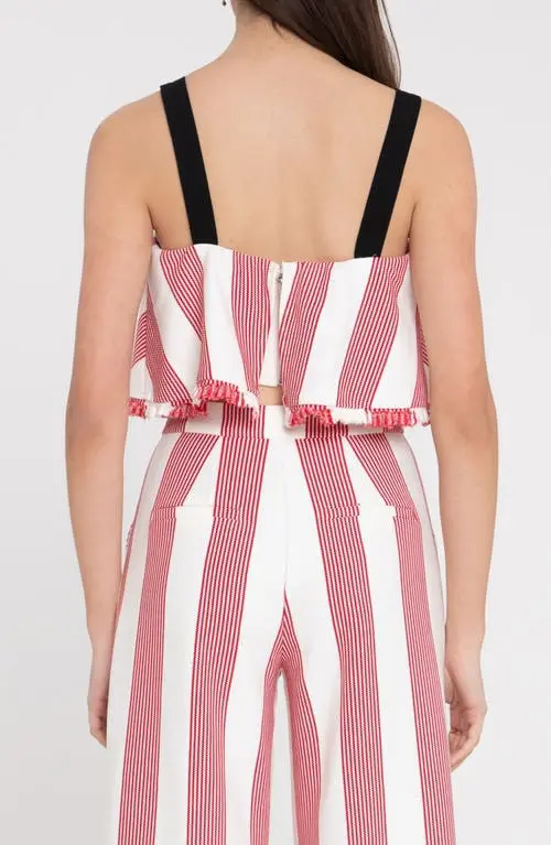 English Factory Stripe Crop Tank