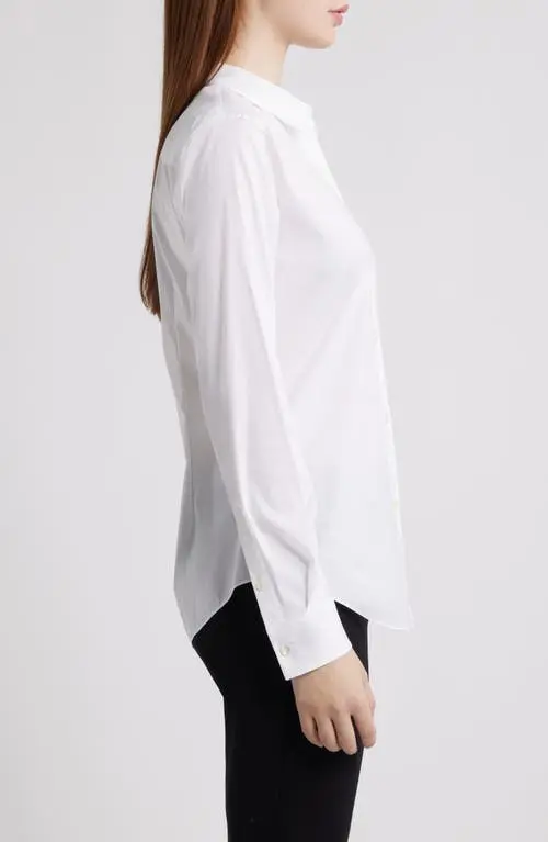 Theory Tenia Cotton-blend Blouse