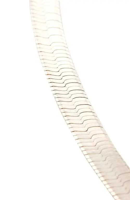 LOREN STEWART Sterling Herringbone Necklace