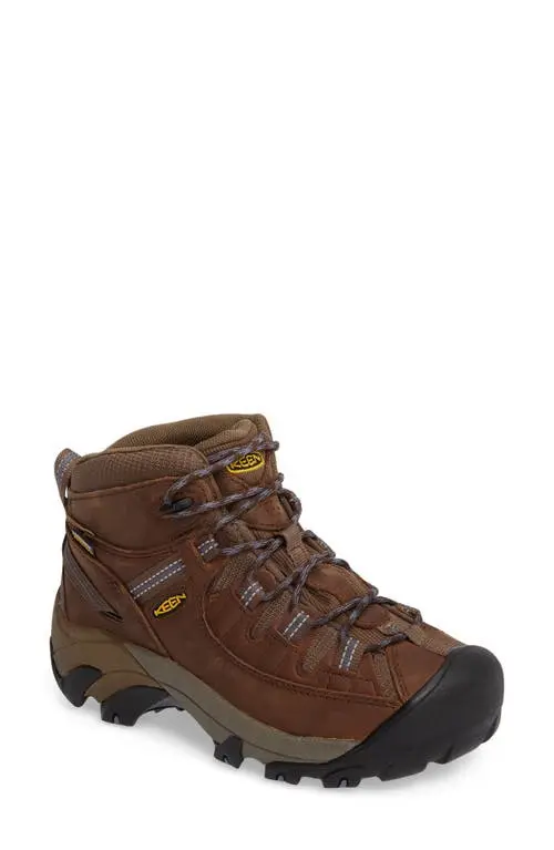 Keen Targhee Ii Mid Waterproof Hiking Boot - Slate Black/stone Fabric