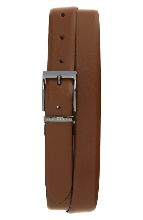 Ted Baker London Strami Reversible Leather Belt - Tan