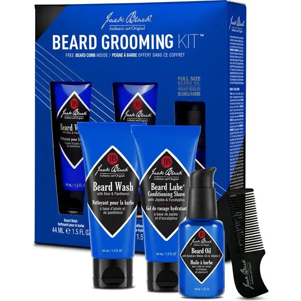 Jack Black Beard Grooming Set Usd $48 Value - No Color
