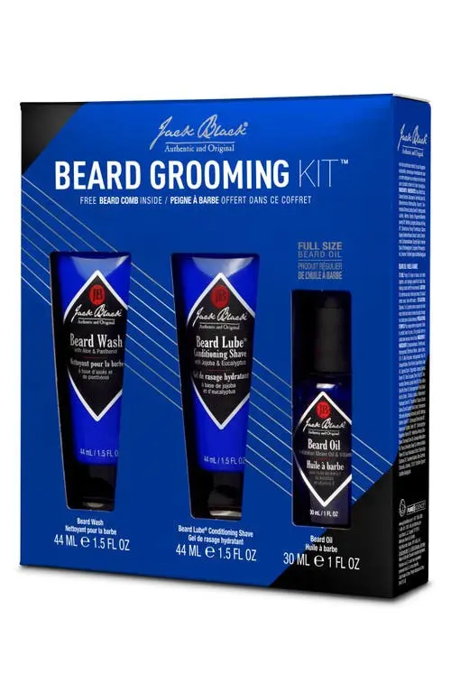 Jack Black Beard Grooming Set Usd $48 Value - No Color