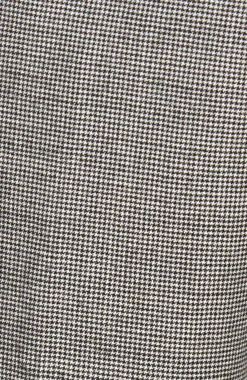 Berle Touch Finish Plaid Houndstooth Classic Fit Trousers - Black/white