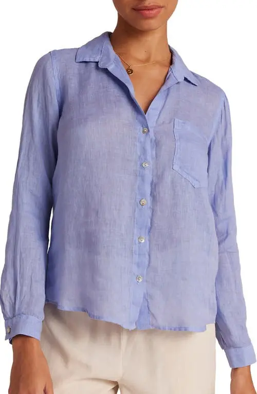 Bella Dahl Garment Dyed Linen Button-up Shirt