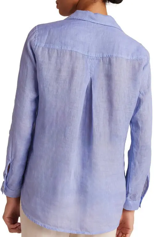 Bella Dahl Garment Dyed Linen Button-up Shirt