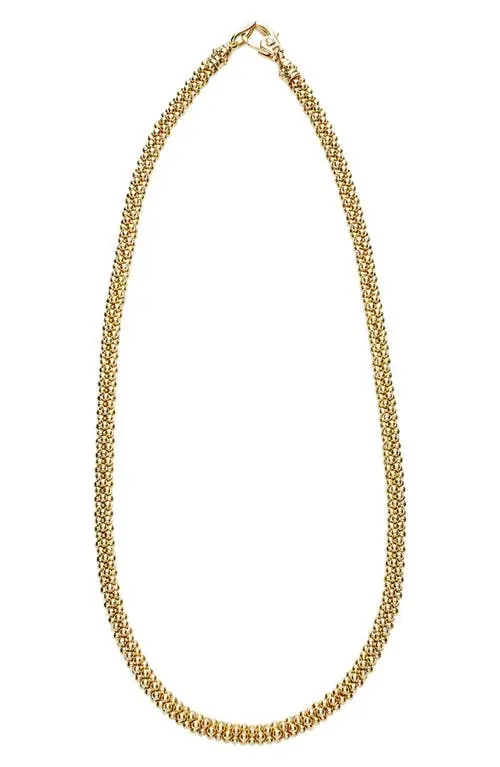 Lagos 18k Gold Caviar Bead Rope Necklace - Yellow Gold