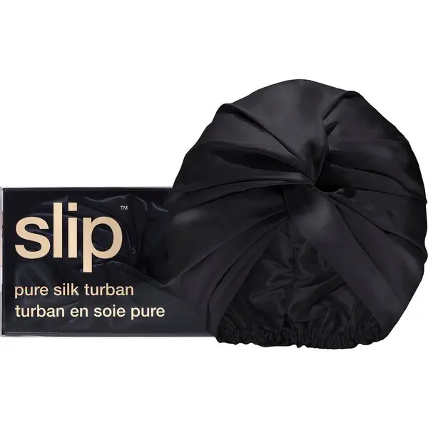 Slip Pure Silk Hair Wrap - Black