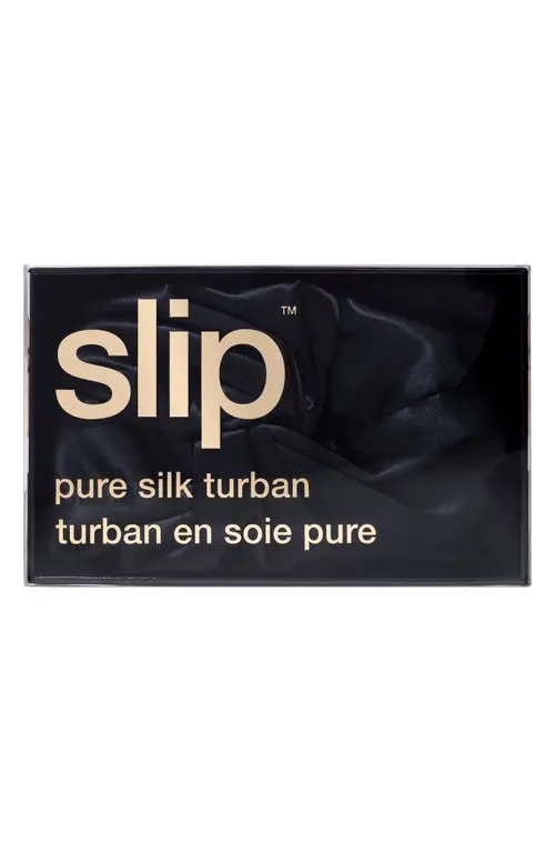 Slip Pure Silk Hair Wrap - Black
