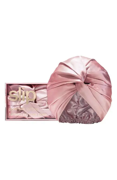 Slip Pure Silk Hair Wrap - Pink