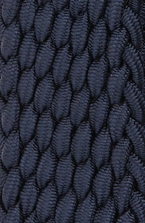 Johnston & Murphy Stretch Knit Belt - Navy