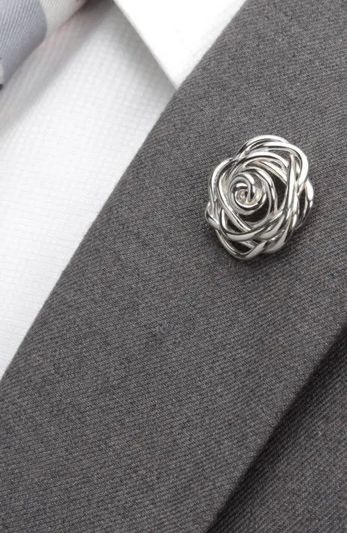 CUFFLINKS, INC. Rose Lapel Pin