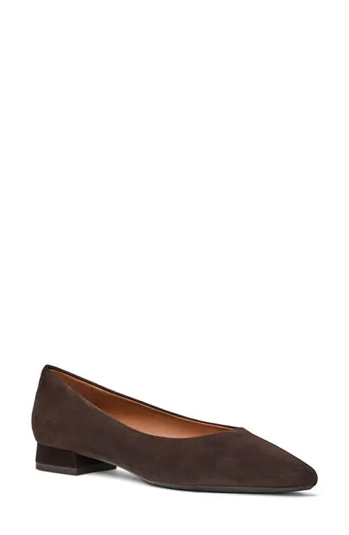 Aquatalia Penina Weatherproof Flat - Espresso Suede